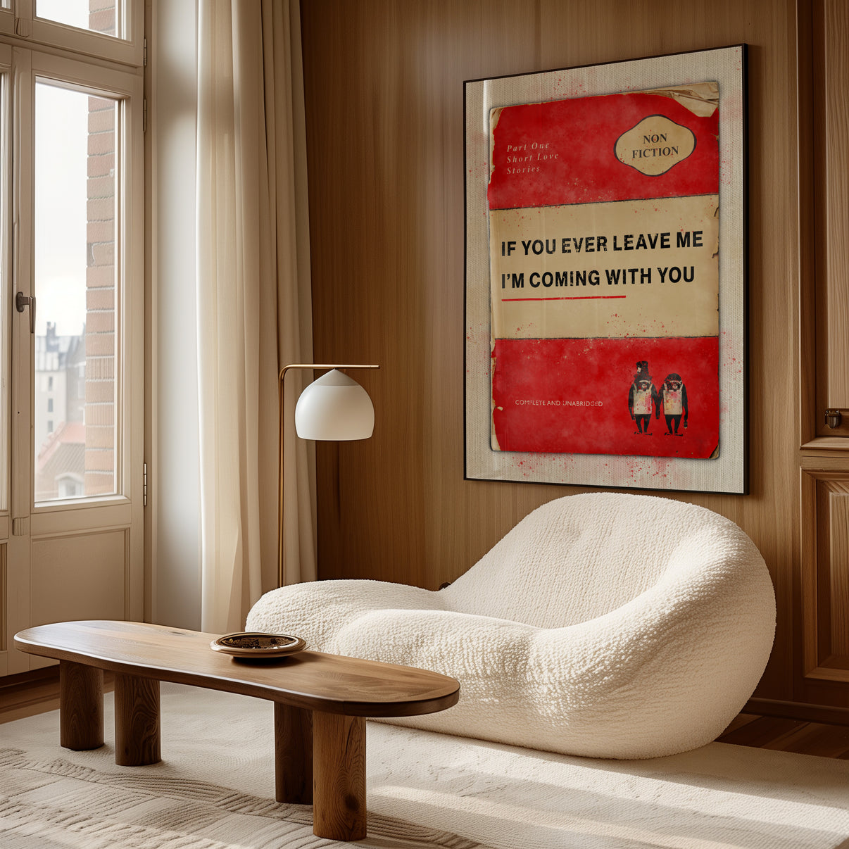 Personalised If You Ever Leave Me Book Cover Art Print - Magic Posters