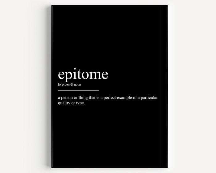 Epitome Definition Print - Magic Posters