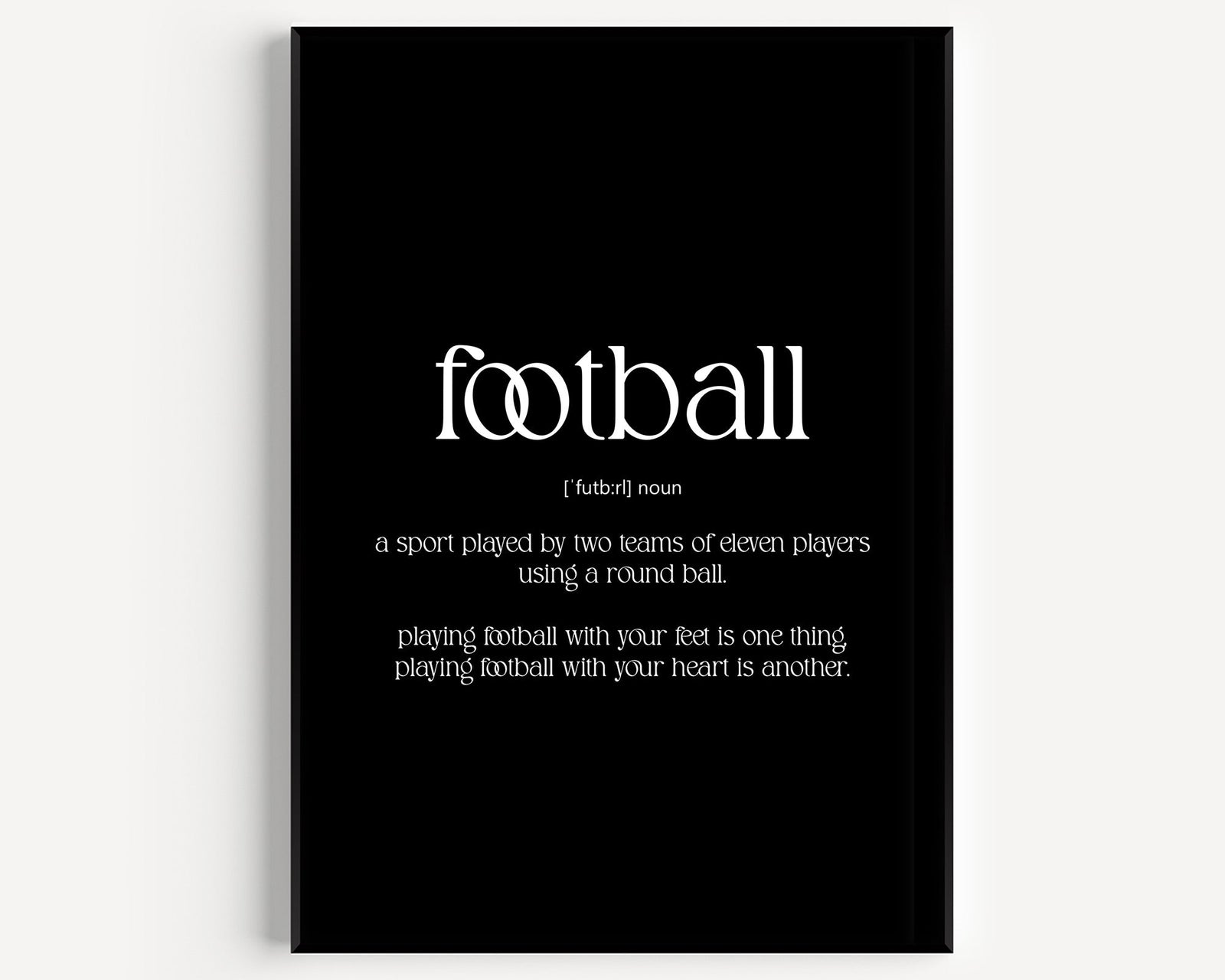 Football Definition Print - Magic Posters