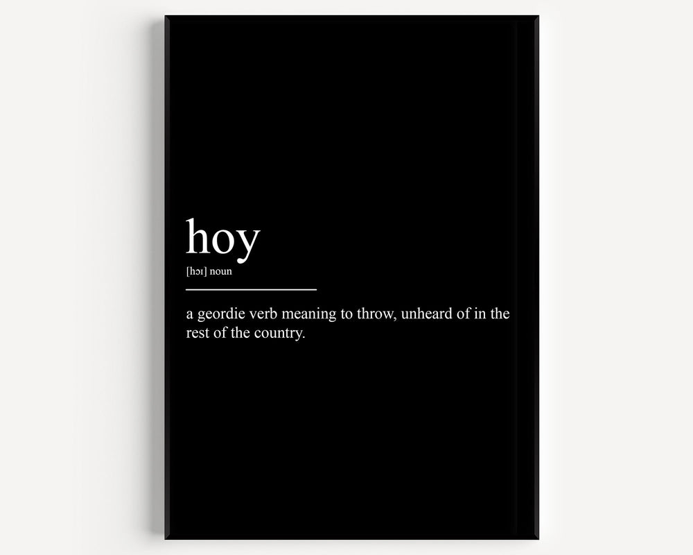 Hoy Definition Print - Magic Posters