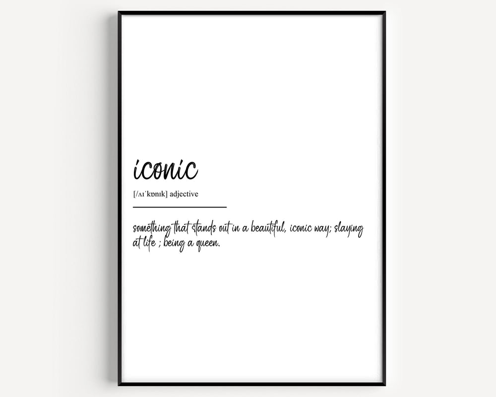 Iconic Definition Print - Magic Posters