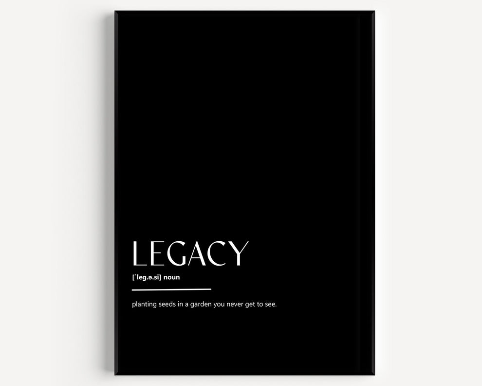 Legacy Definition Print - Magic Posters