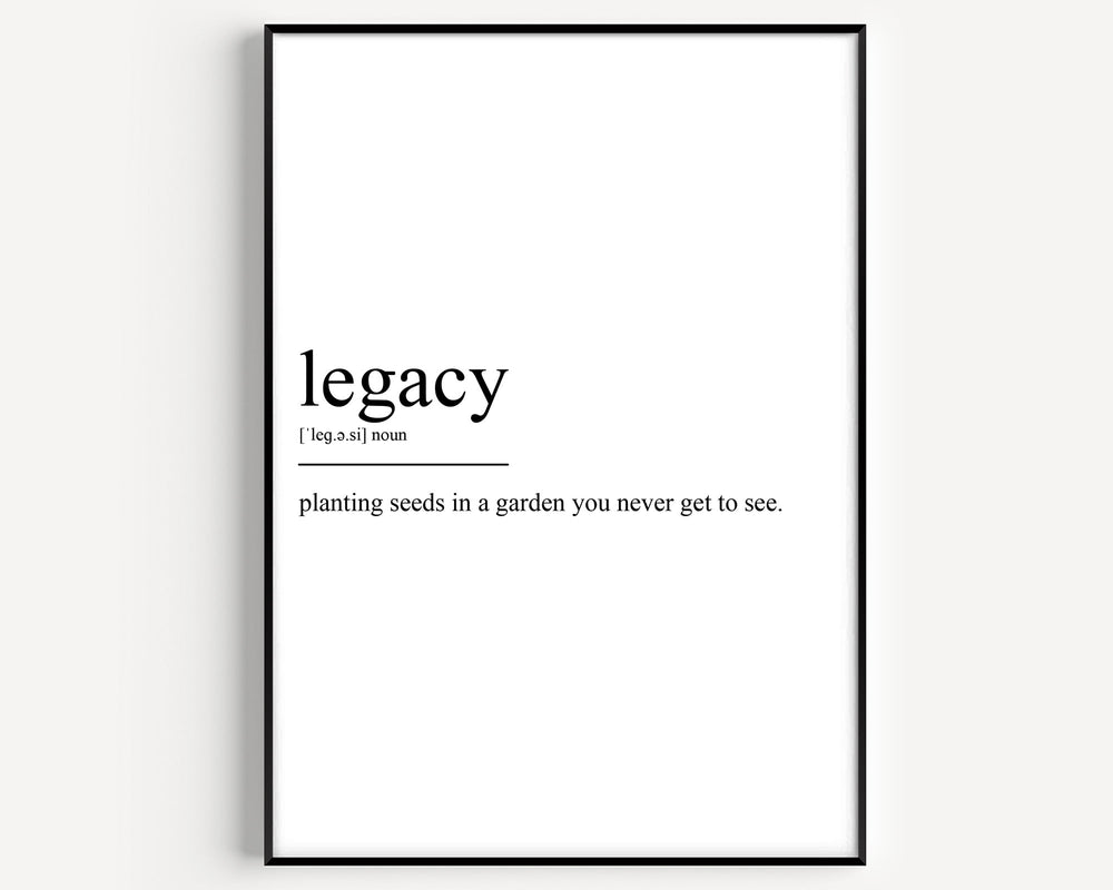 Legacy Definition Print - Magic Posters