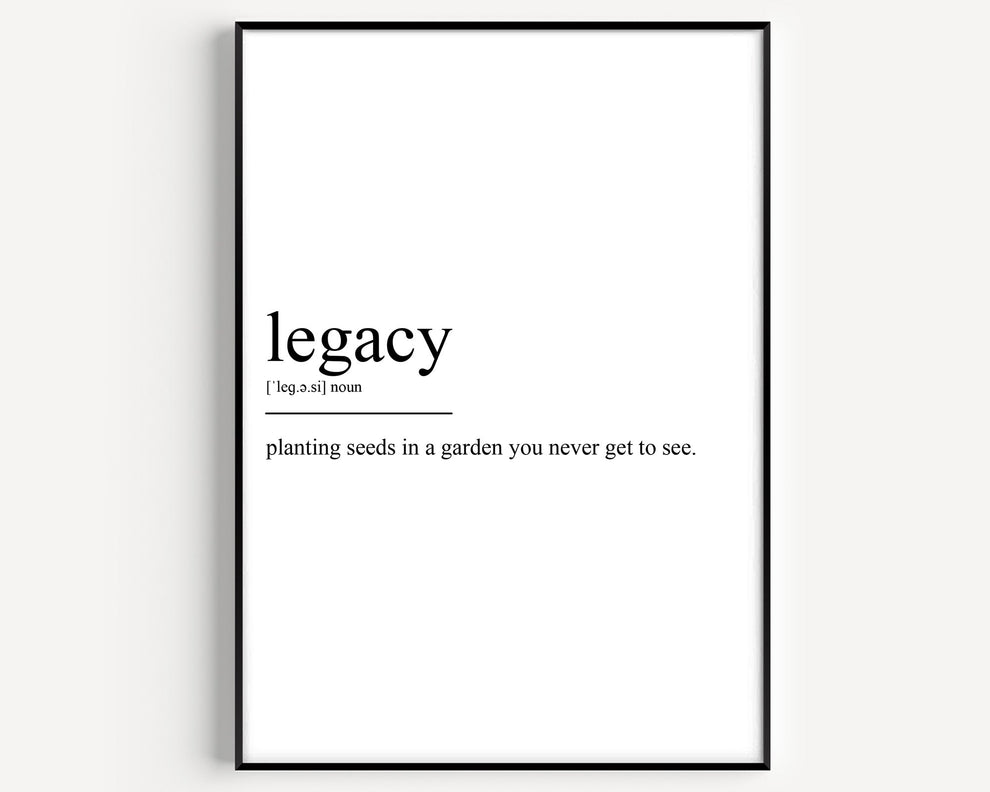 Legacy Definition Print - Magic Posters