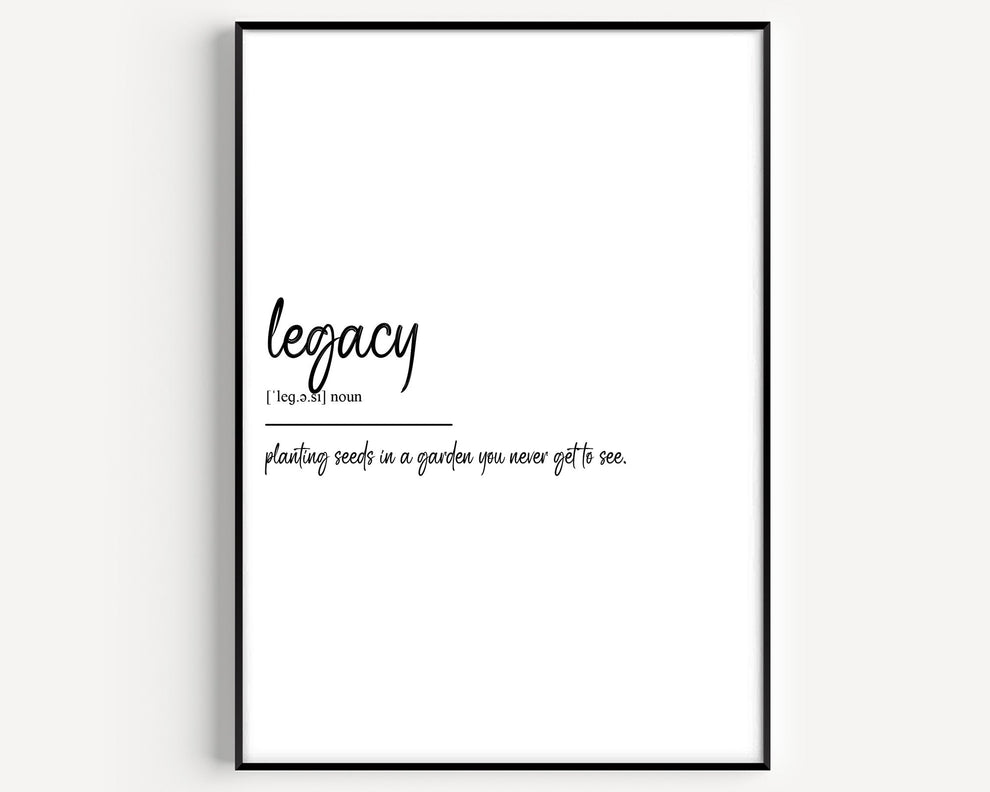 Legacy Definition Print - Magic Posters