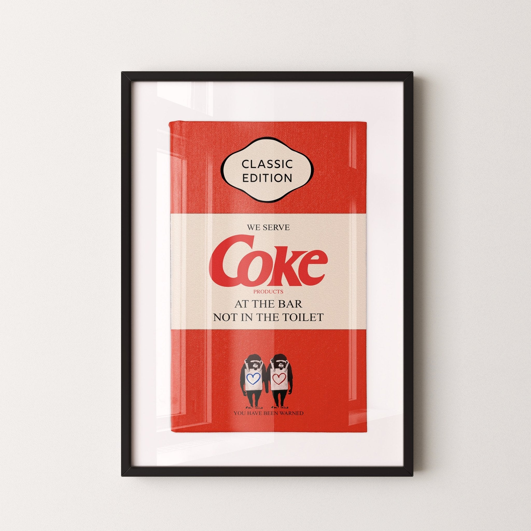 Limited Edition James Robins Coke Print (Bathroom Banter) - Magic Posters