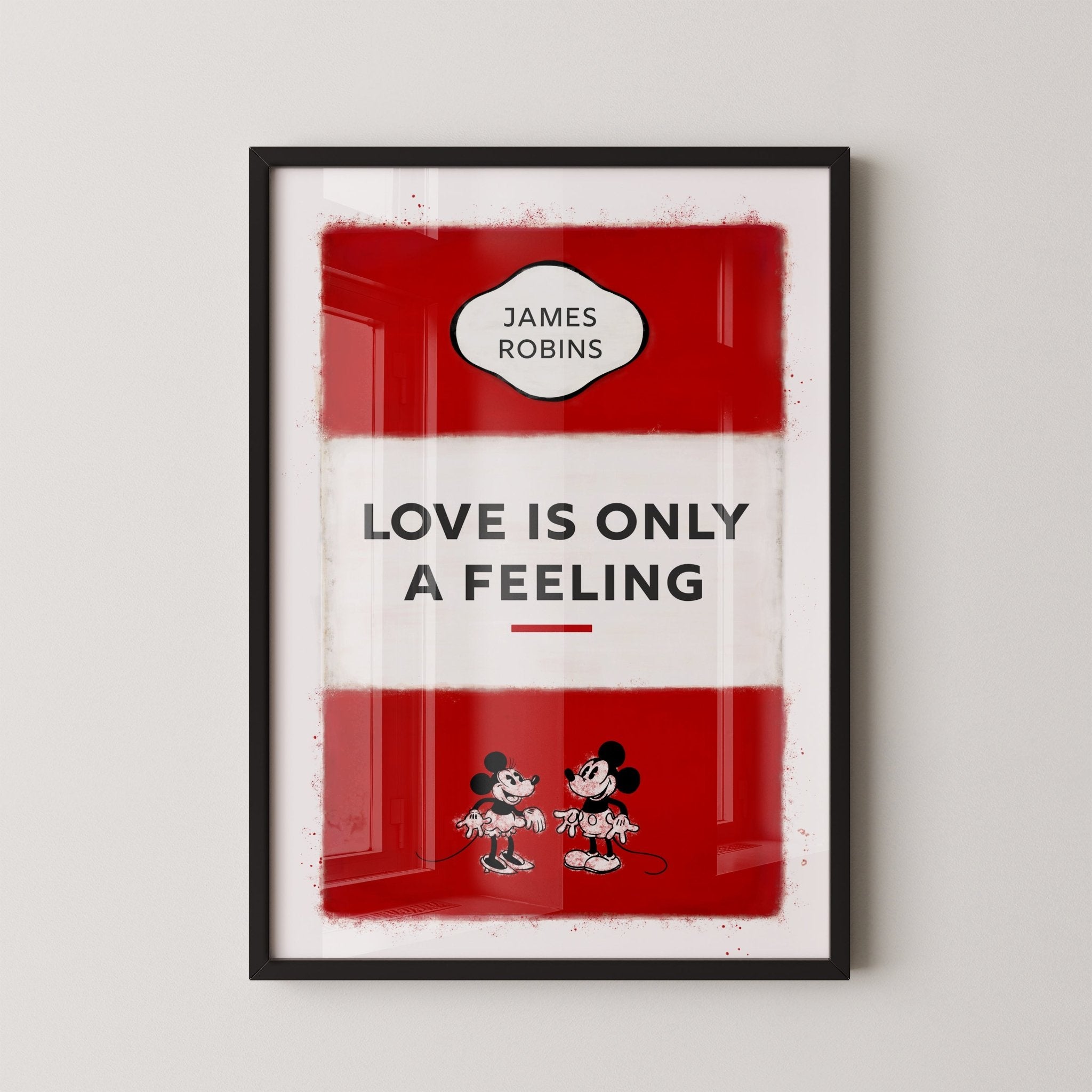 Limited Edition James Robins Love Is Only A Feeling Print - Magic Posters