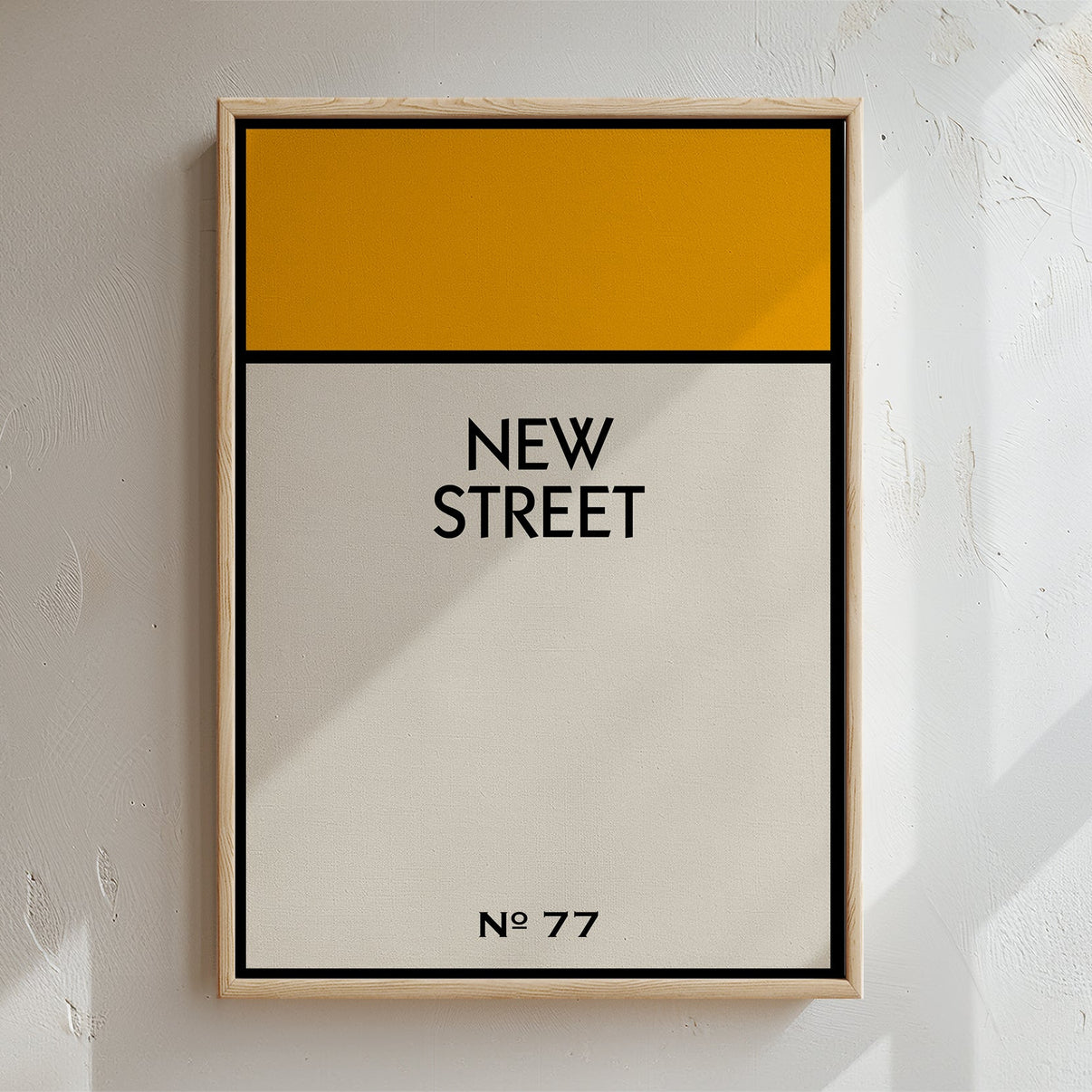 Personalised Book Cover Art Print (Orange) - Magic Posters