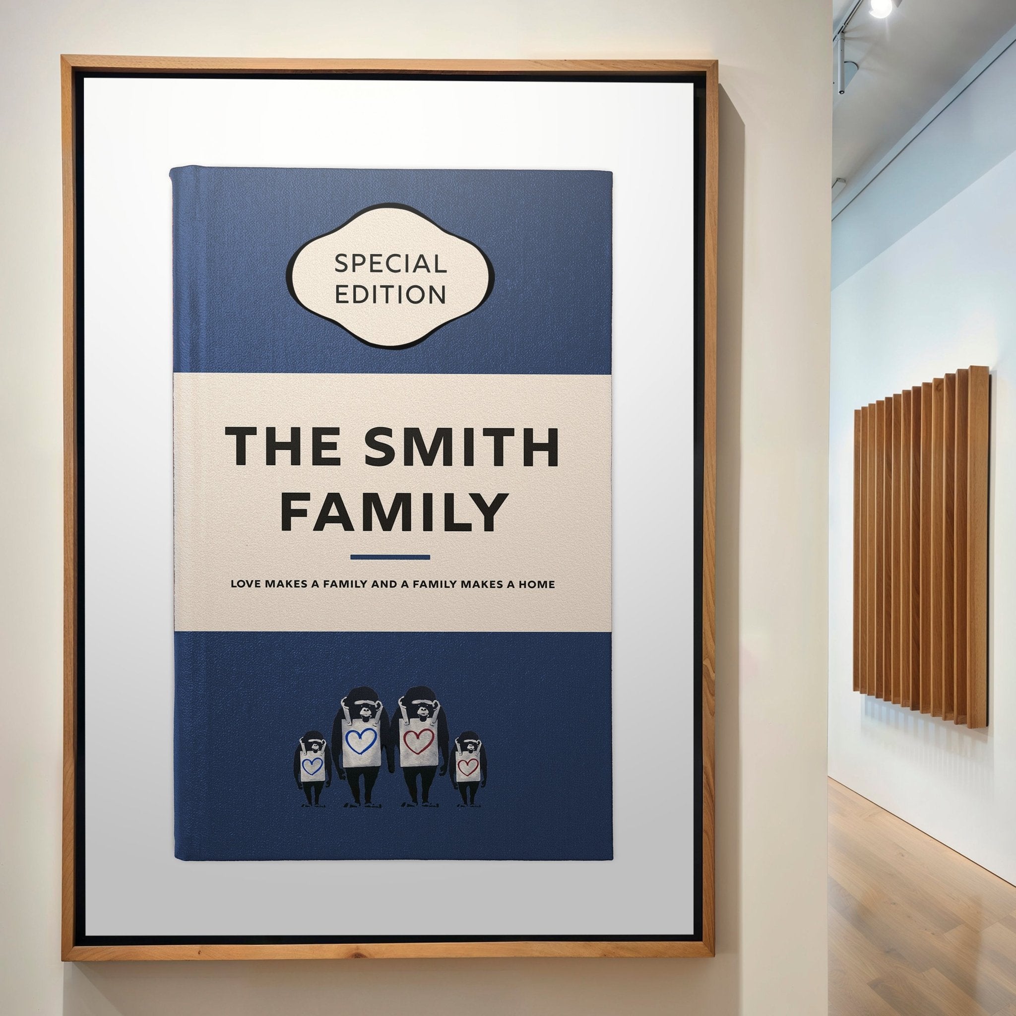 Personalised Book Cover Art Print (Classic Family Edition) New this ...