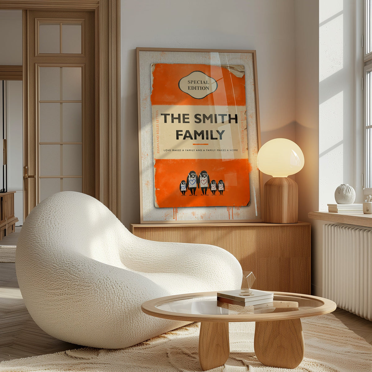 Personalised Book Cover Art Print (Family Edition) New Colours! - Magic ...