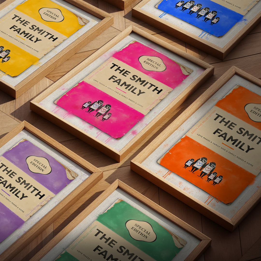 Personalised Book Cover Prints - Magic Posters