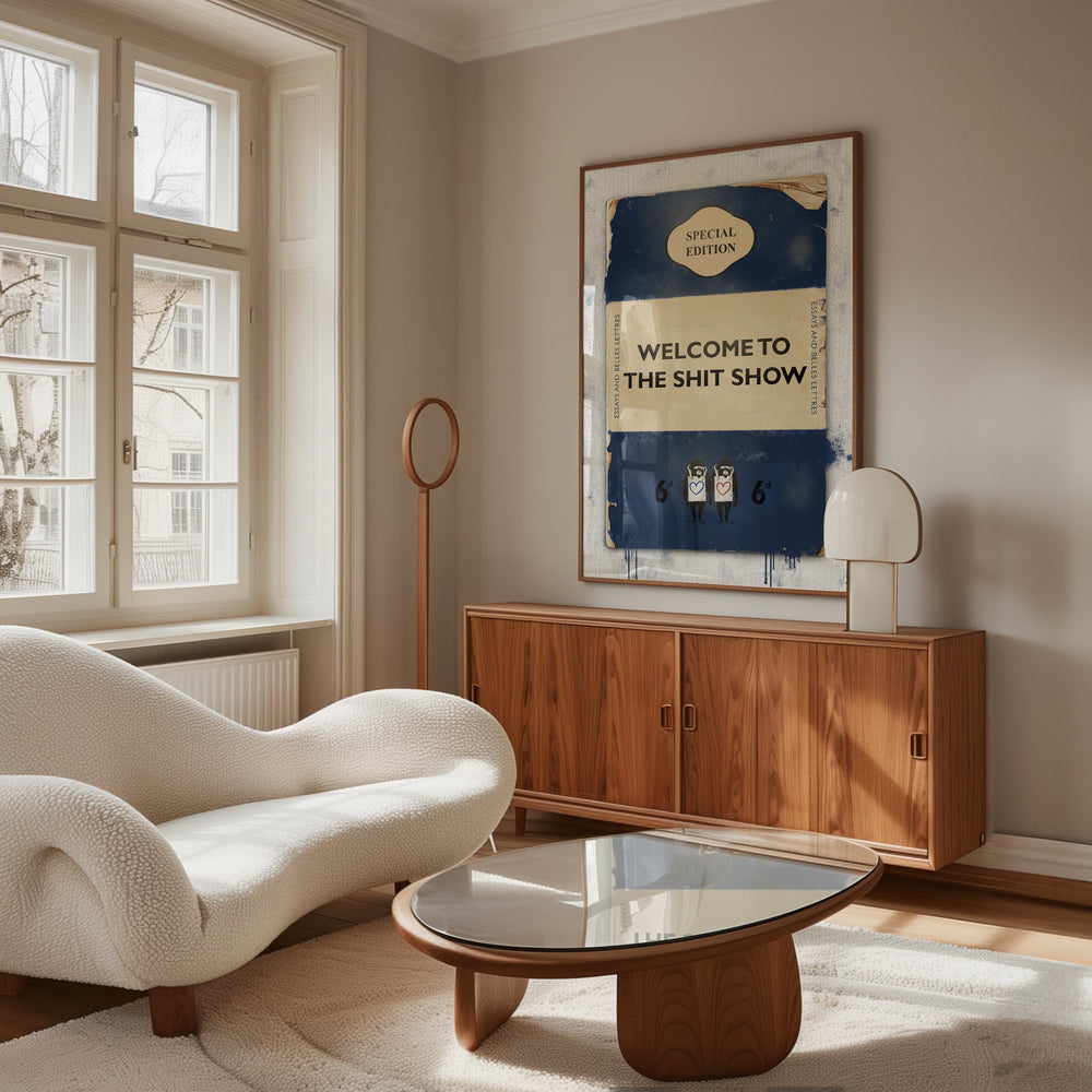 Personalised Book Cover Art Print (Navy Blue) New This Week! - Magic ...