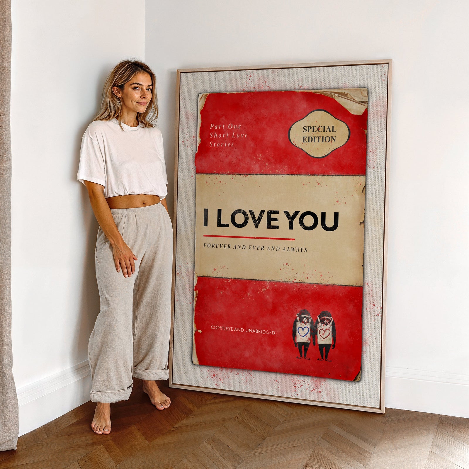 Personalised If You Ever Leave Me Book Cover Art Print - Magic Posters