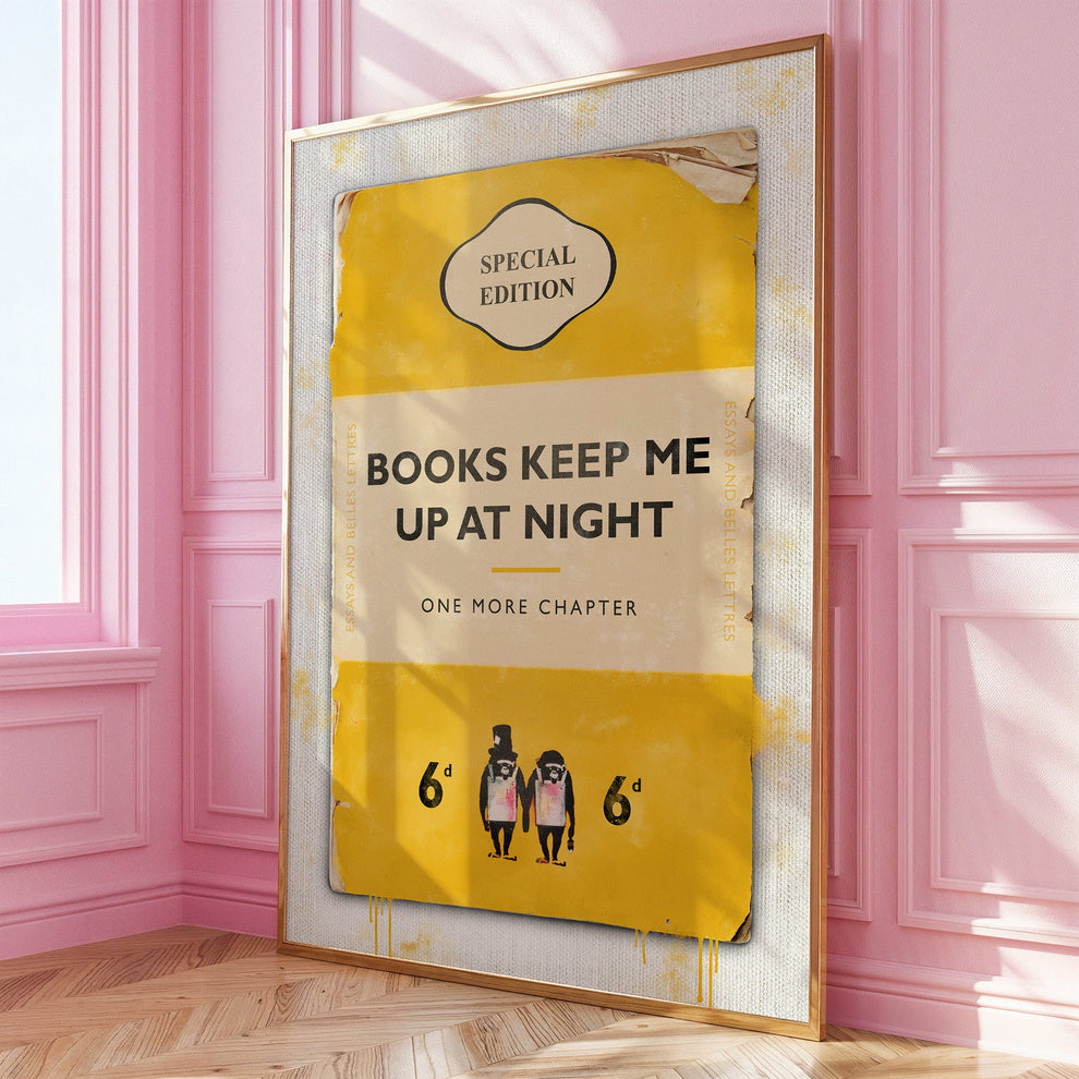 Personalised Book Cover Art Print (New Yellow) New This Week! - Magic ...