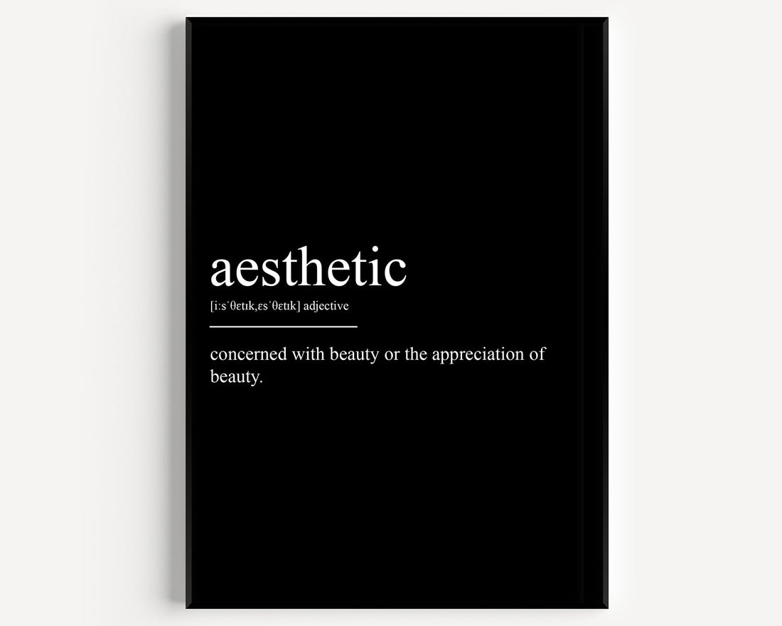 Aesthetic Definition Print - Magic Posters