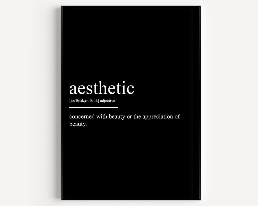 Aesthetic Definition Print - Magic Posters