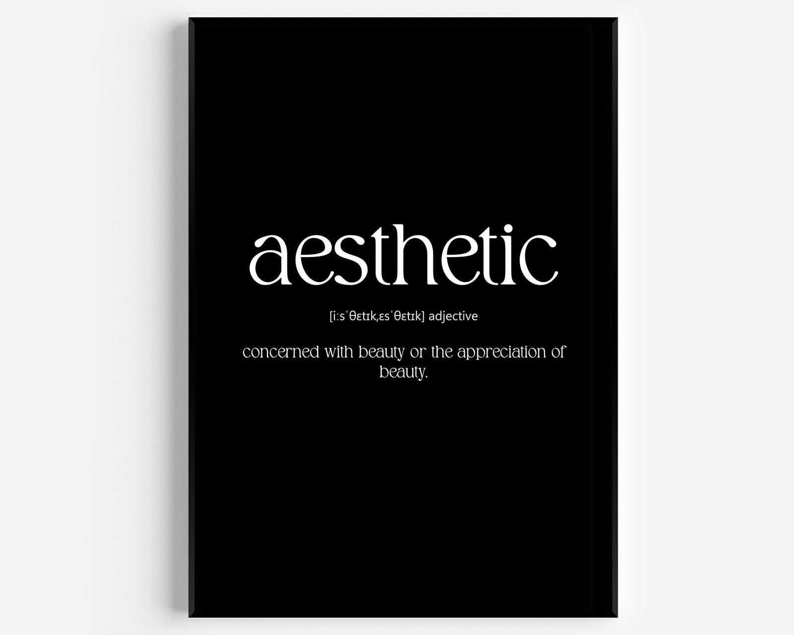 Aesthetic Definition Print - Magic Posters