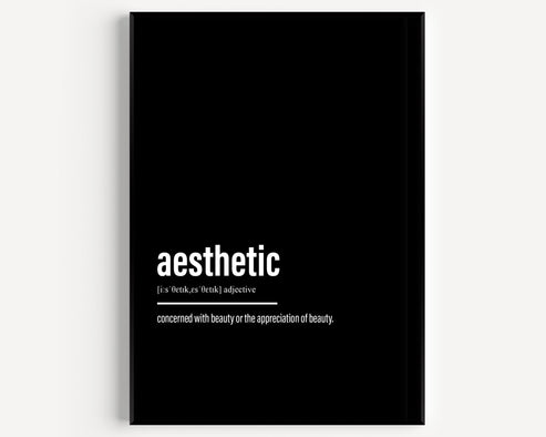 Aesthetic Definition Print - Magic Posters