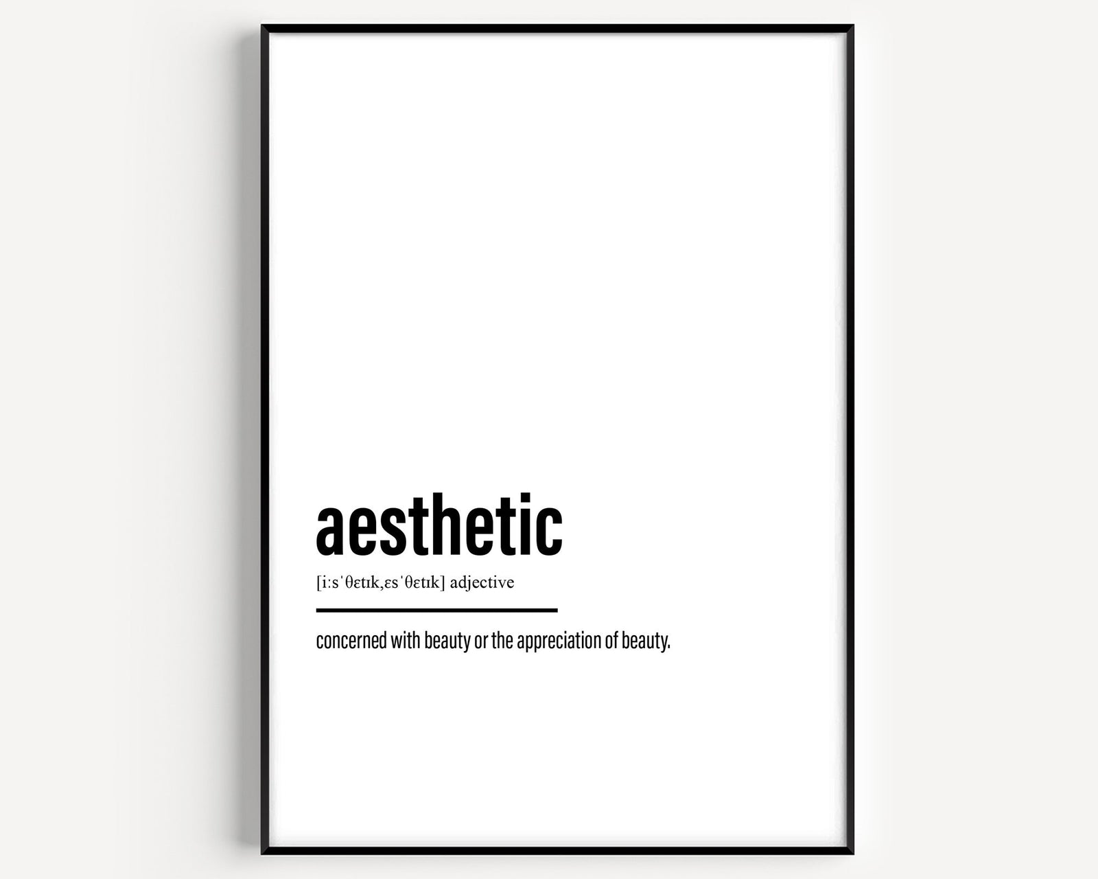 Aesthetic Definition Print - Magic Posters